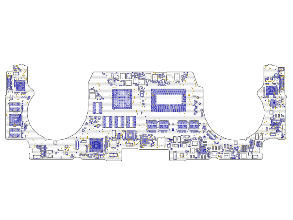 APPLE MACBOOK PRO 15'' RETINA TOUCH BAFFIN2 820-00928 BOARDVIEW